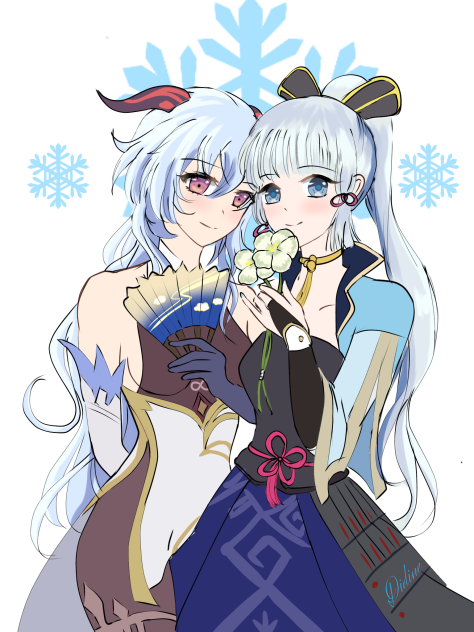 ganyu ayaka - ibisPaint