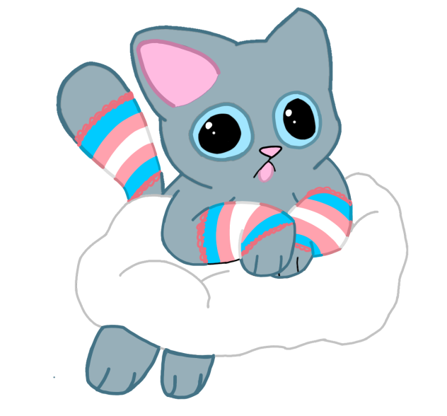 Lesbian pride kitty - ibisPaint