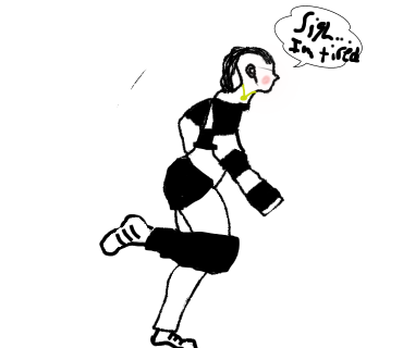 Girl running - ibisPaint