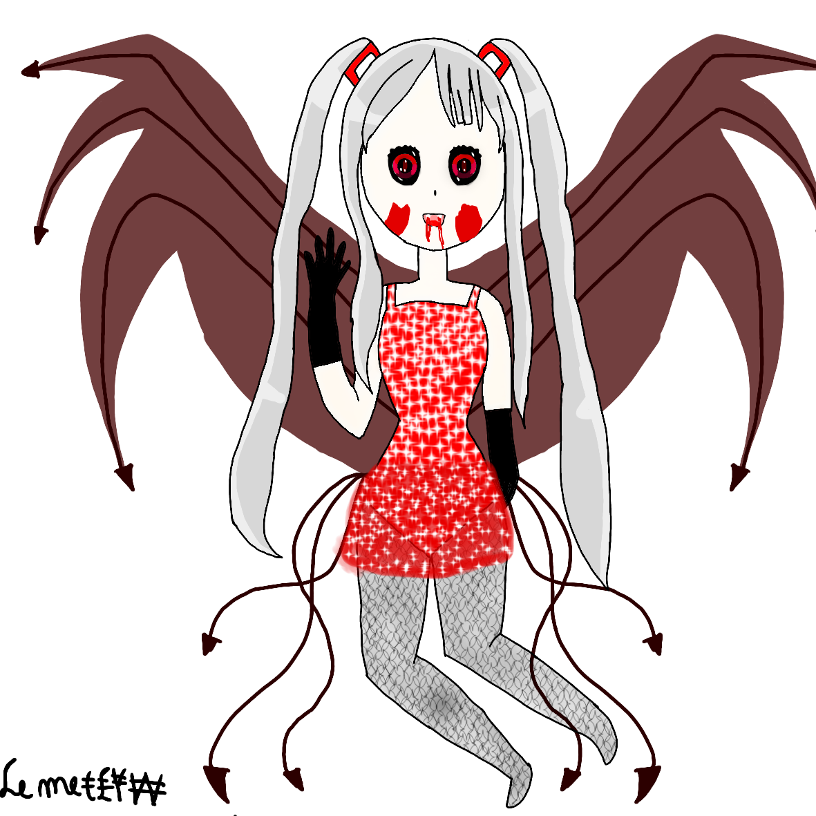 Halloween speedpaint-cute devil - ibisPaint