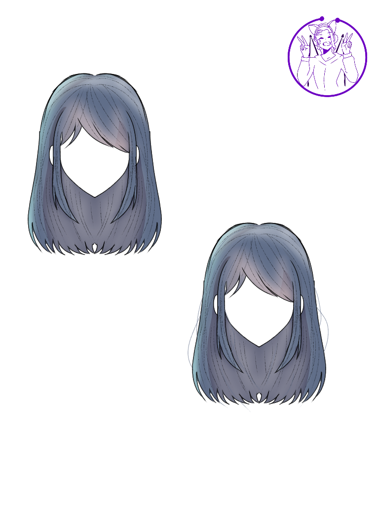 trying mocca's hair tutorial - ibisPaint
