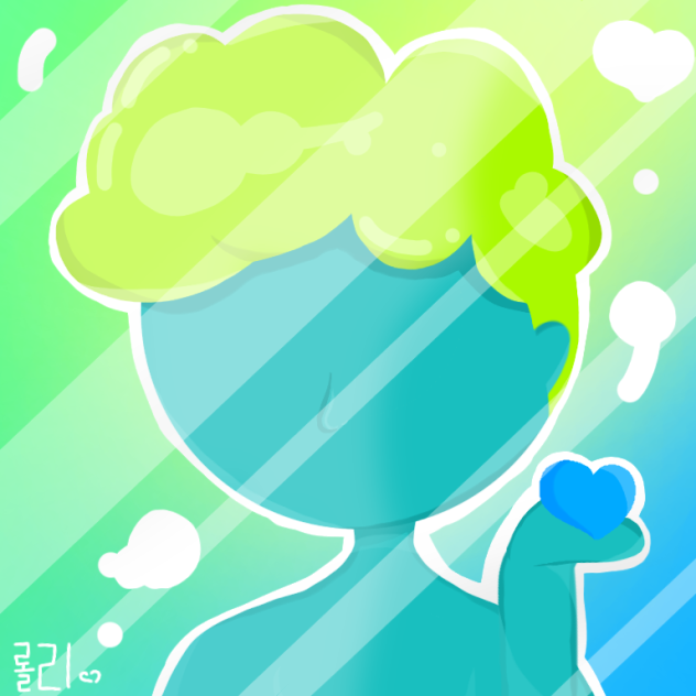 Speedpaint blue hearted - ibisPaint