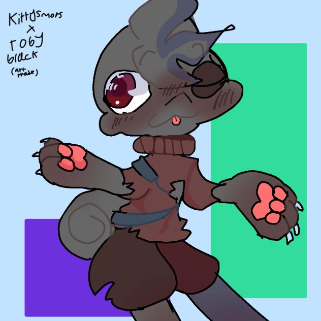 Another art trade but with Toby black - ibisPaint