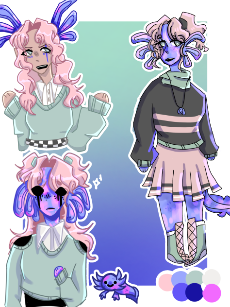 axolotl sheet - ibisPaint