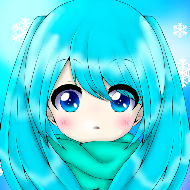 winter Miku - ibisPaint