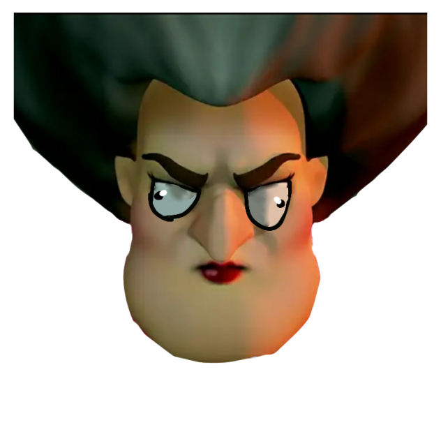 Scary teacher face only lol - ibisPaint