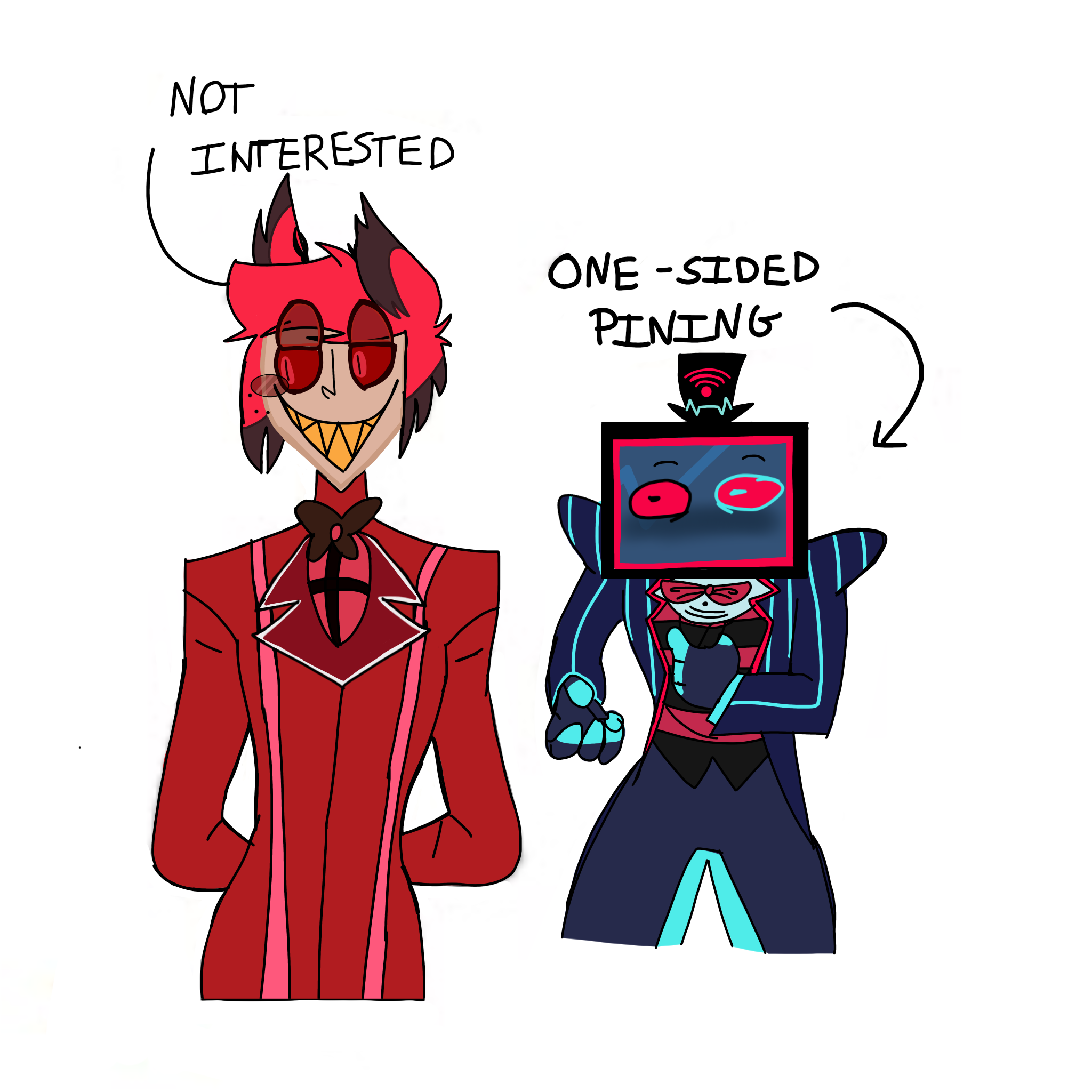 Alastor and Vox Meme - ibisPaint