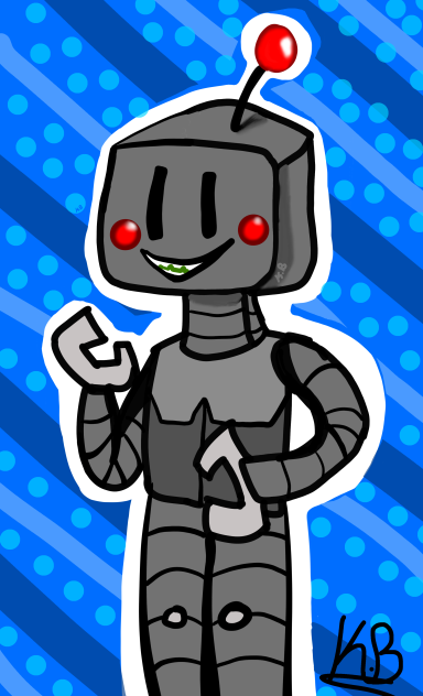 The little robot - ibisPaint