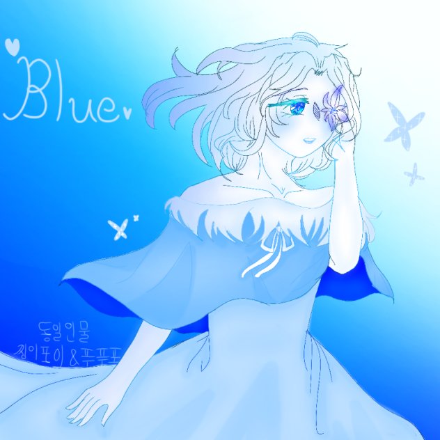 Blur girl - ibisPaint