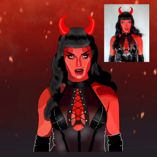 Fire-nd with the devil - ibisPaint