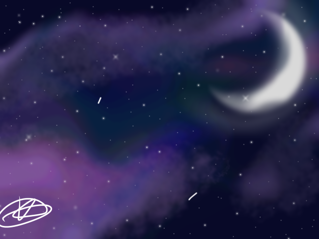 Galaxy sky - ibisPaint