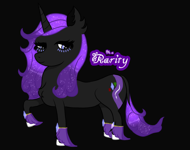 mlp redesigned Rarity - ibisPaint
