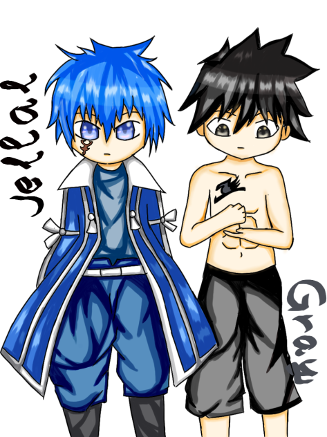 jellal and Gray - ibisPaint
