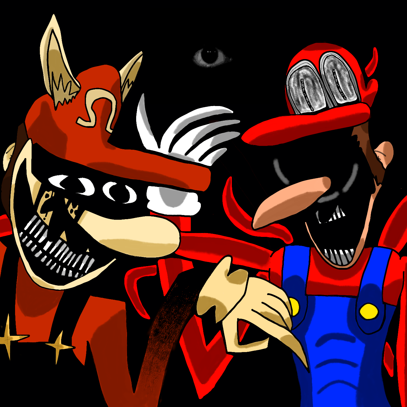 Tanooki.Exe And M.Exe P3 - ibisPaint