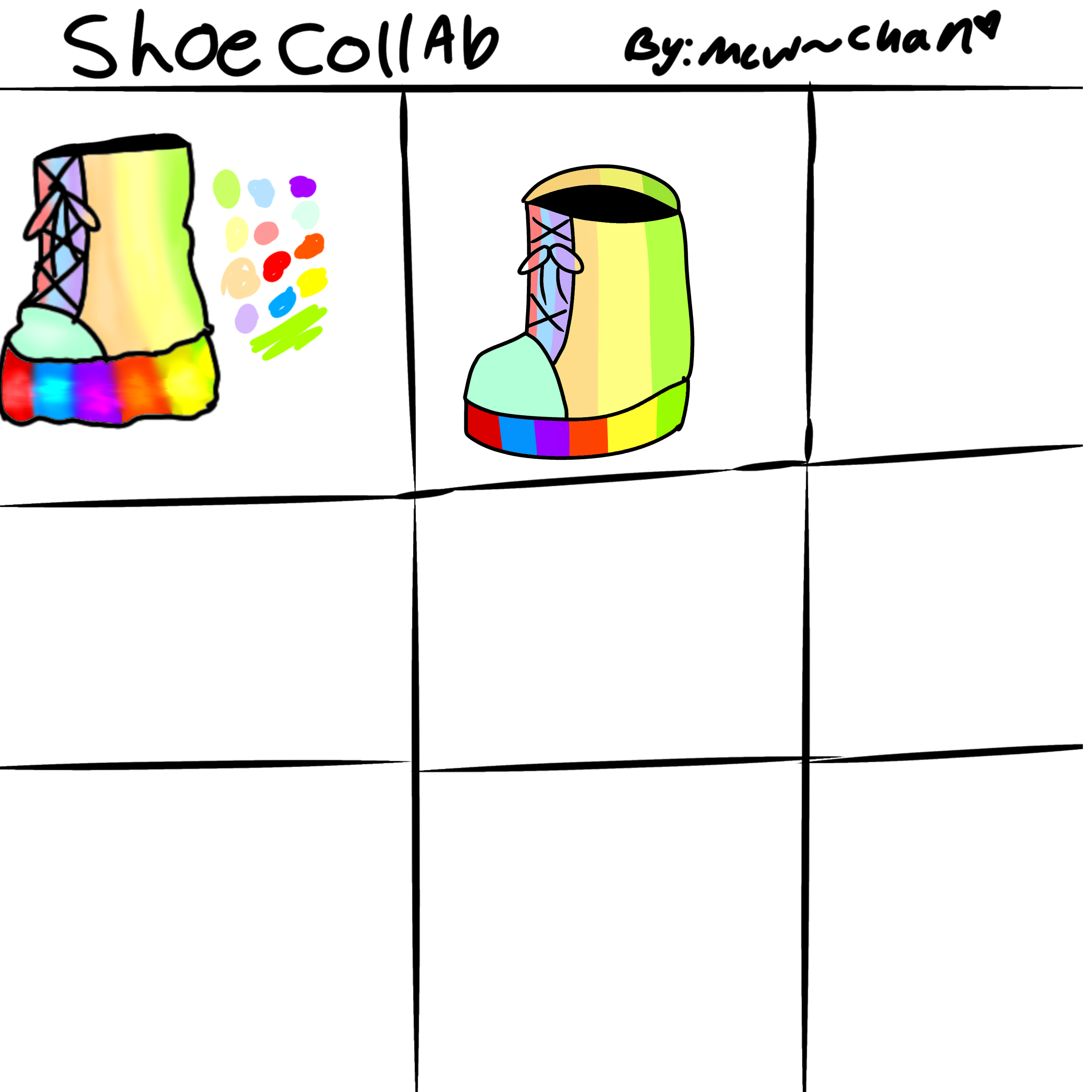 shoe collabo - ibisPaint