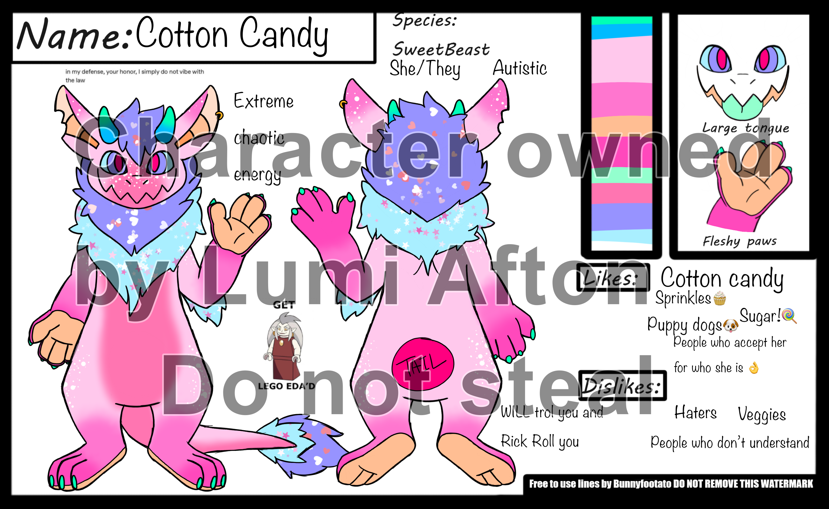 Cotton Candy sweetbeast - ibisPaint