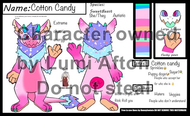 Cotton Candy sweetbeast - ibisPaint