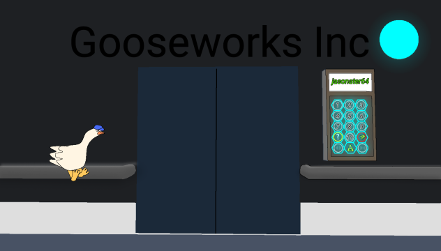 goose got an elevator - ibisPaint
