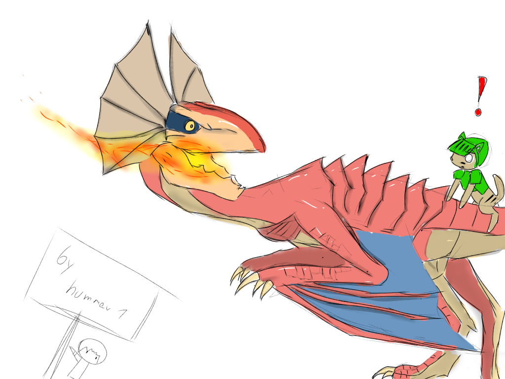 monster hunter yain kut ku speed paint - ibisPaint