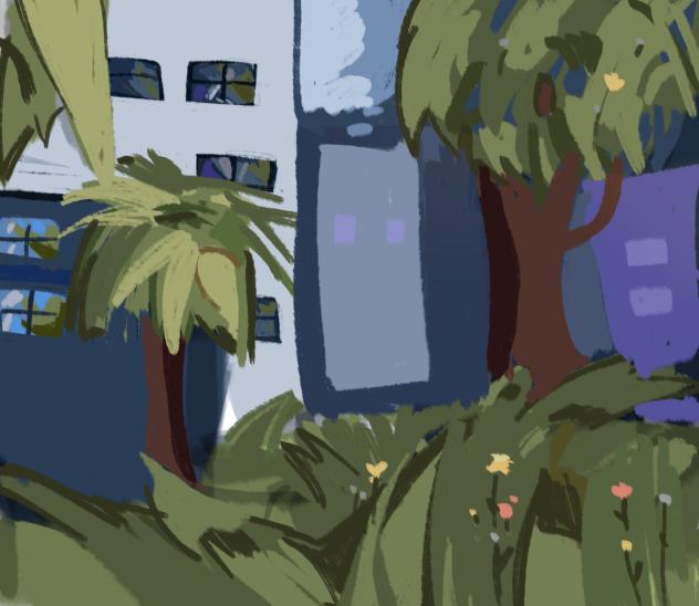 Background practice - ibisPaint