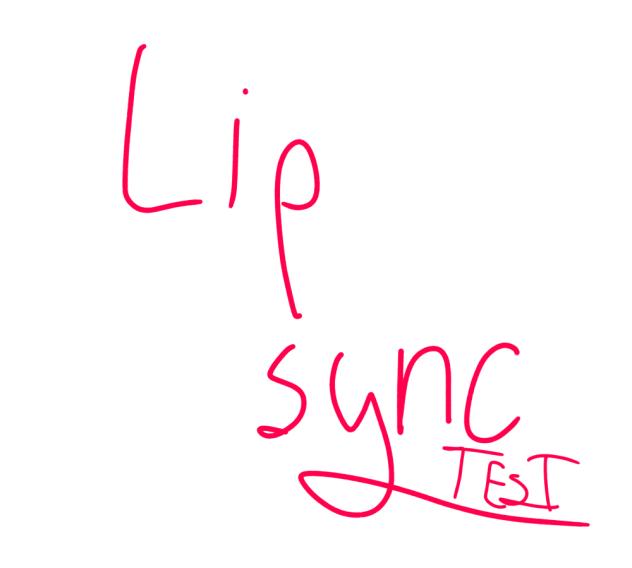 Lip sync test - ibisPaint