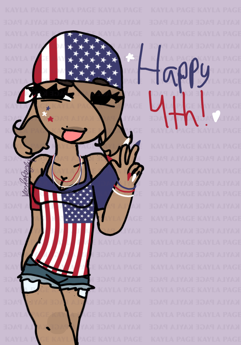 happy 4th of july!!🇺🇸(i hate my country) - ibisPaint