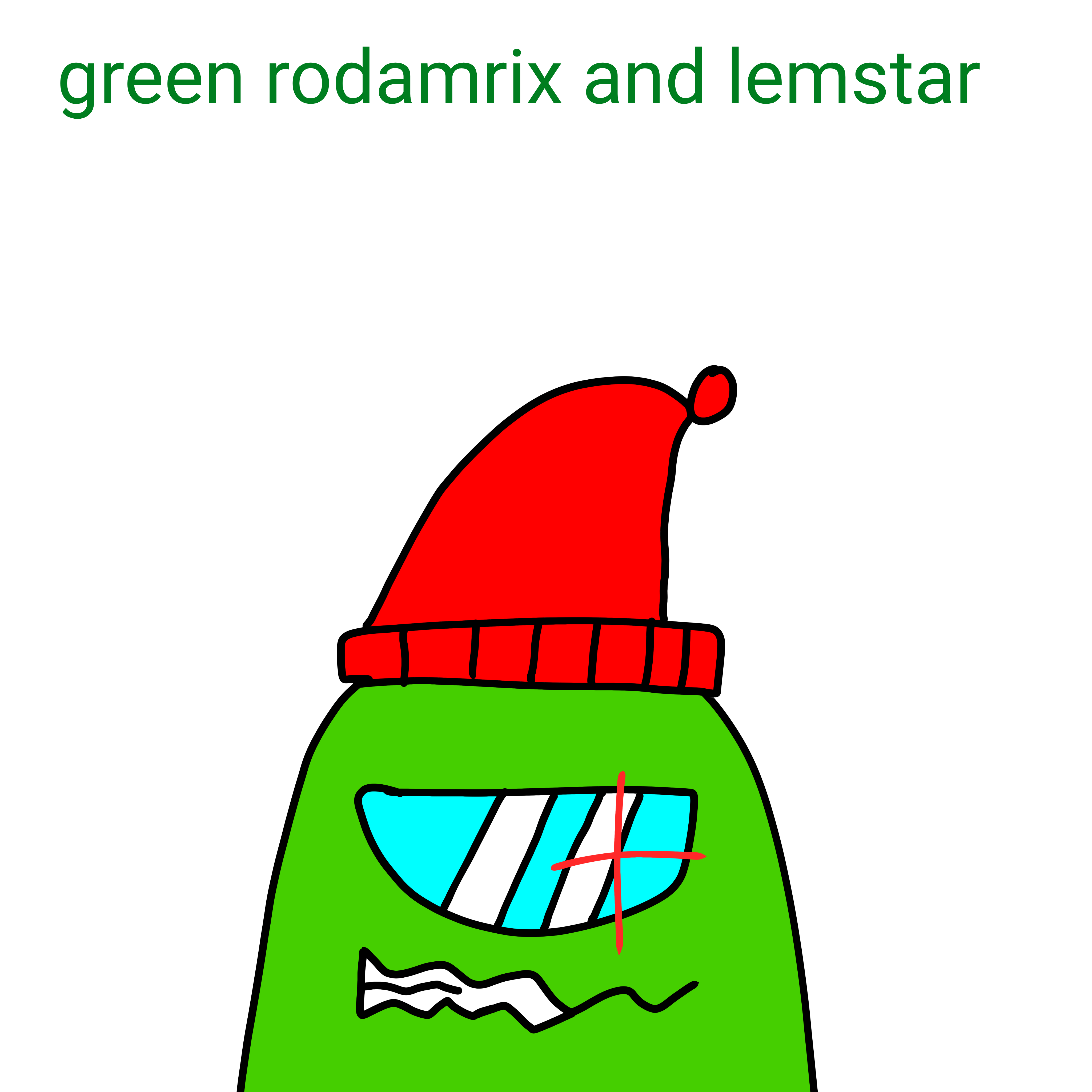green rodamrix and lemster - ibisPaint