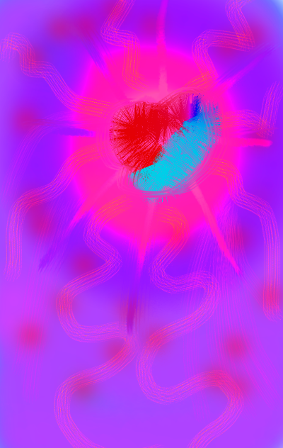 vampire blood cell illusion - ibisPaint