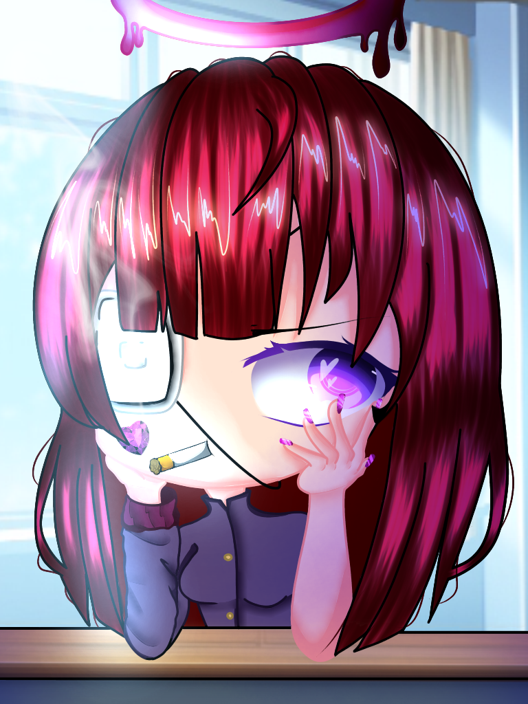 'Ugh. Class is so boring...' - ibisPaint