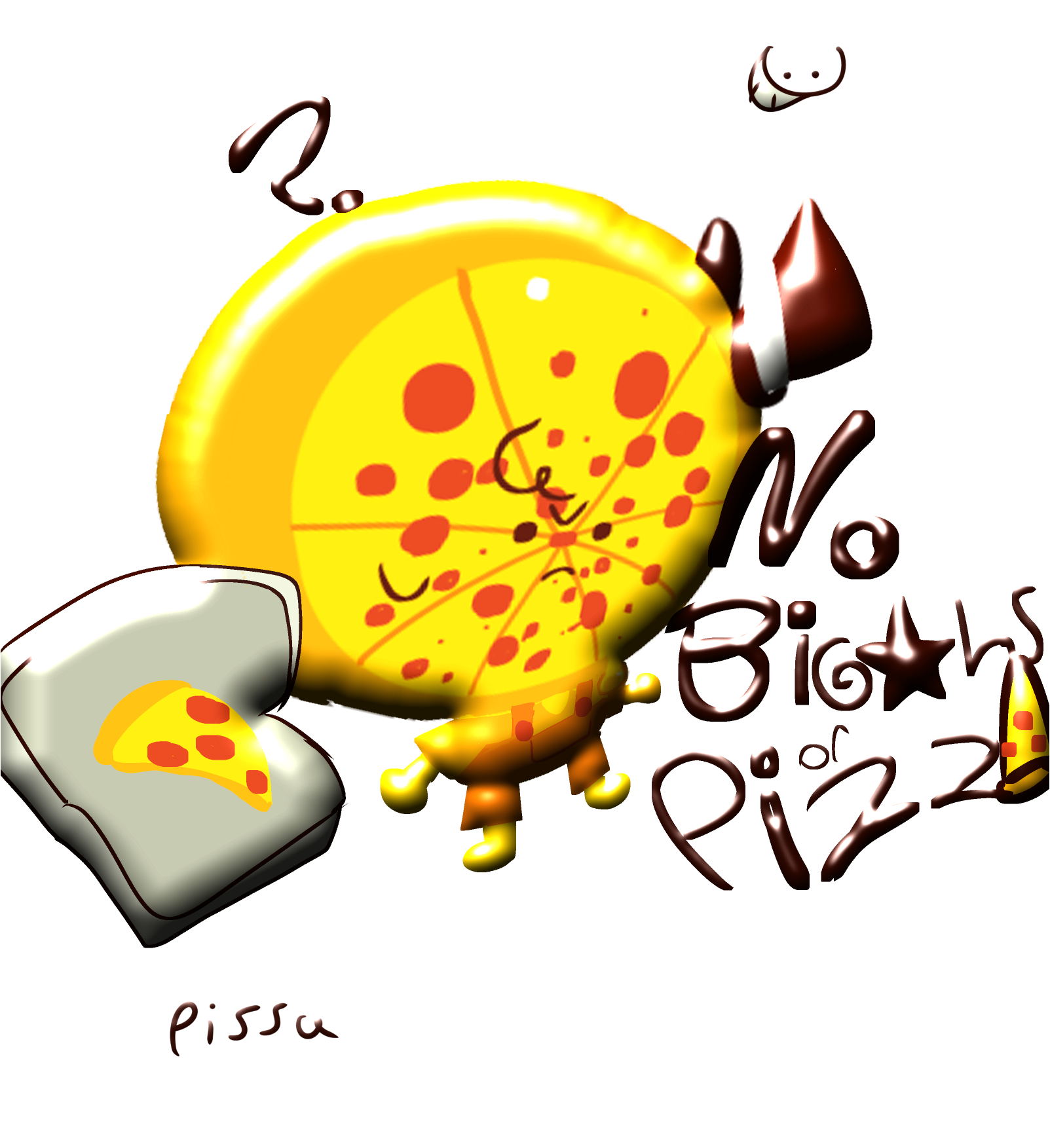 Pizza or bitchs - ibisPaint