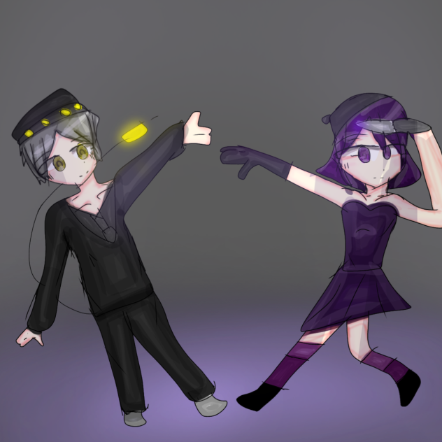 prom Uzi and N - ibisPaint