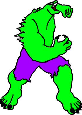 Hulk & Godzilla Hybrid - ibisPaint