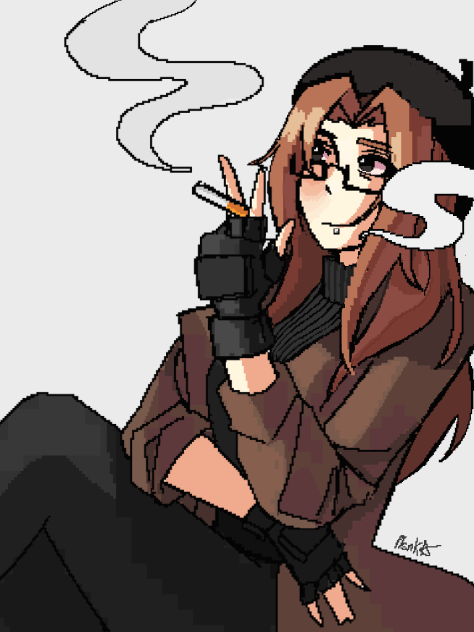Smoking yaris - ibisPaint
