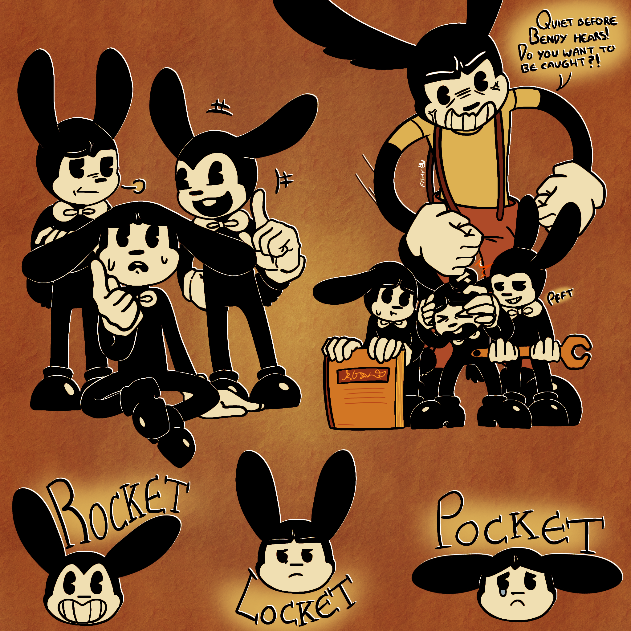 Rocket Locket and Pocket - ibisPaint