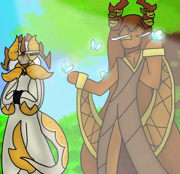𝑴𝒊𝒍𝒍𝒆𝒏𝒏𝒊𝒂𝒍 𝑻𝒓𝒆𝒆 𝒂𝒏𝒅 𝑳𝒐𝒏𝒈𝒂𝒏 𝑫𝒓𝒂𝒈𝒐𝒏 - ibisPaint