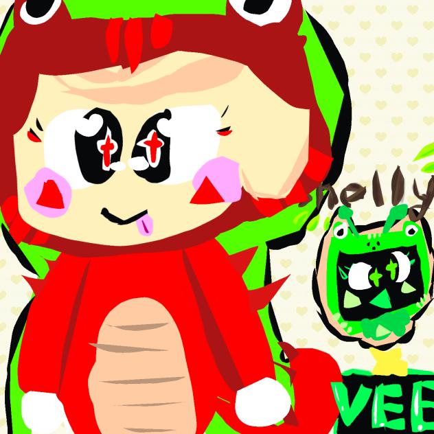shellvision dino onesies - ibisPaint
