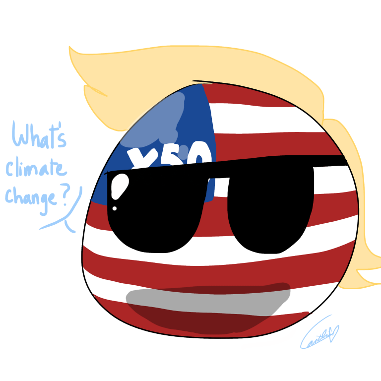 Trump America Ball - ibisPaint