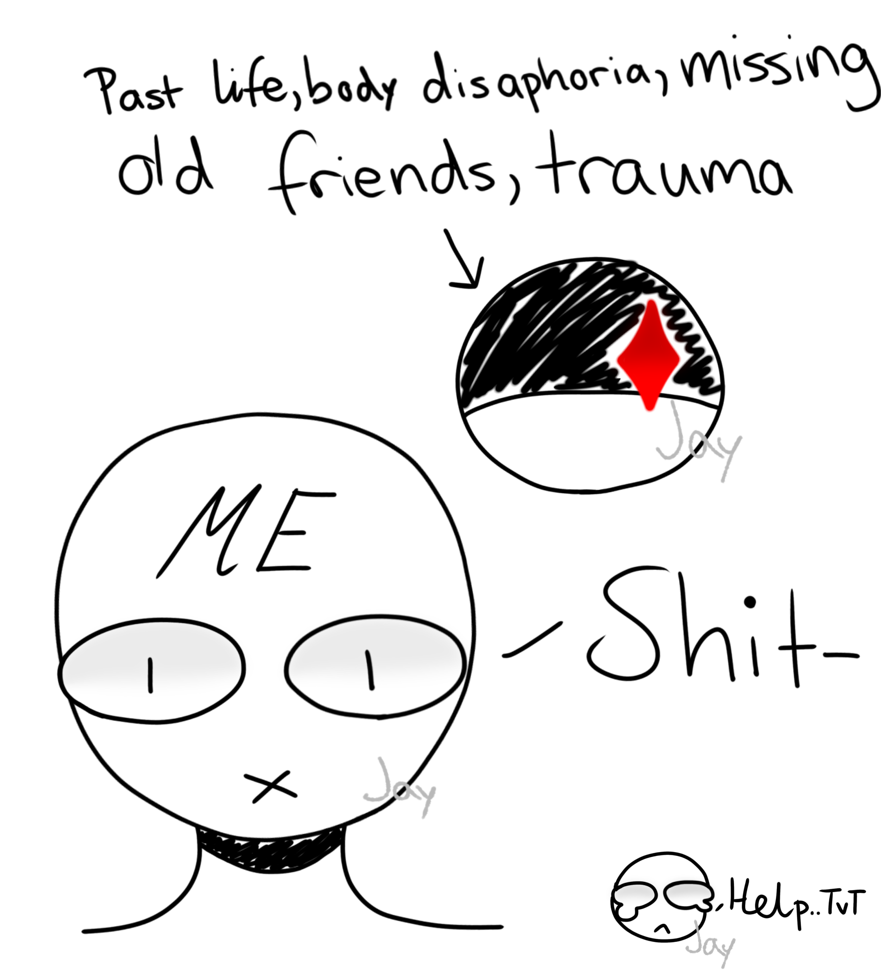 Life of a fictionkin ;-; - ibisPaint