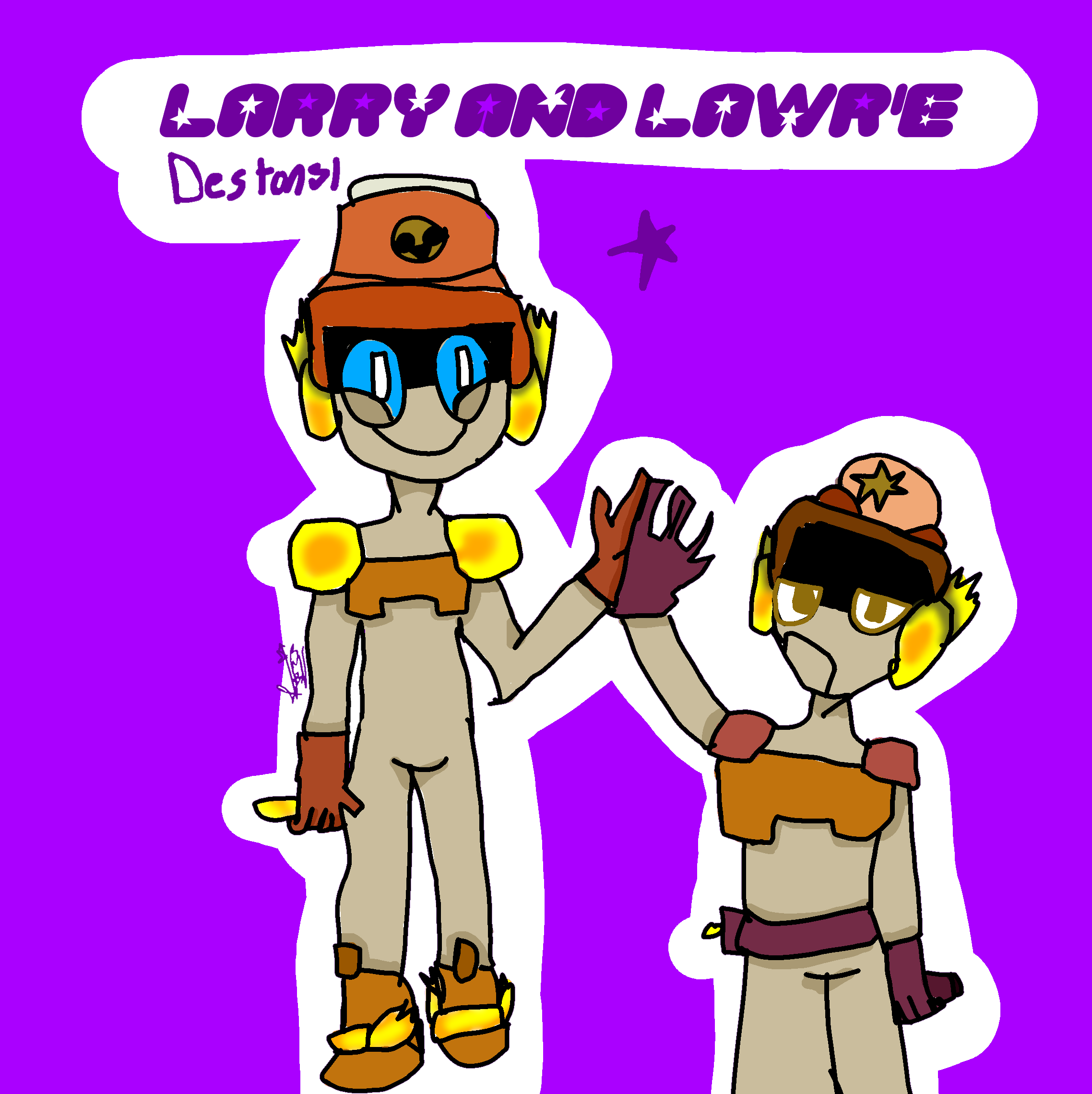 LARRY AND LARRY Epic fighter Bs - ibisPaint