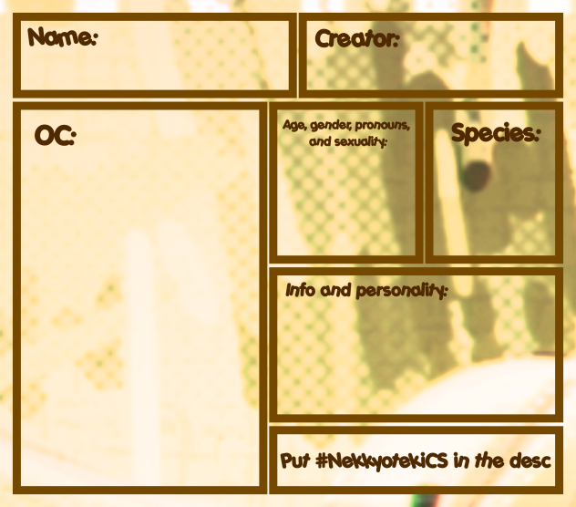 Nekkyōteki character sheet - ibisPaint