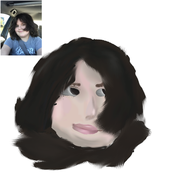 Ugly ahh self portrait - ibisPaint