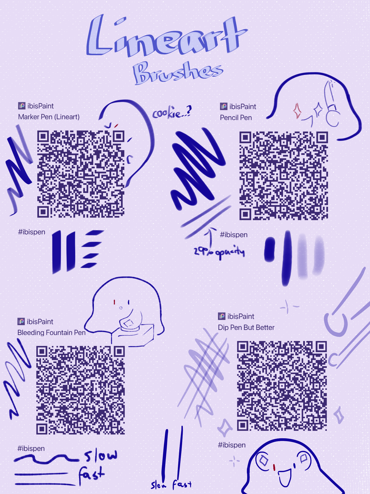 Lineart Brushes - ibisPaint