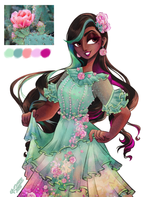 Cactus Dress - ibisPaint