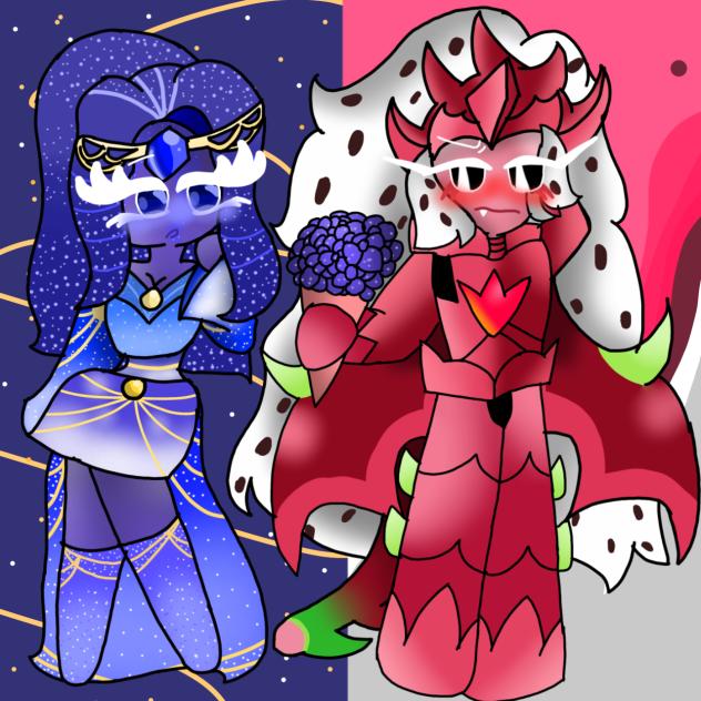 Moondust x pitaya dragon - ibisPaint