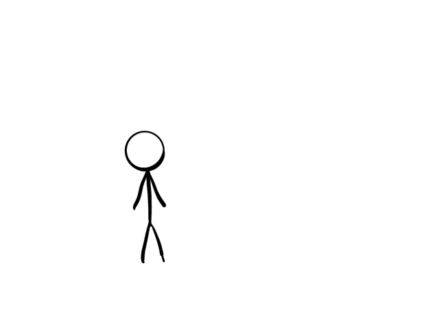 My first stickman animation - ibisPaint