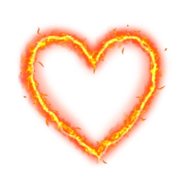 Fire heart - ibisPaint