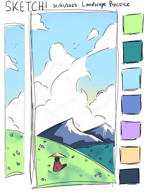 Landscape Practice - ibisPaint