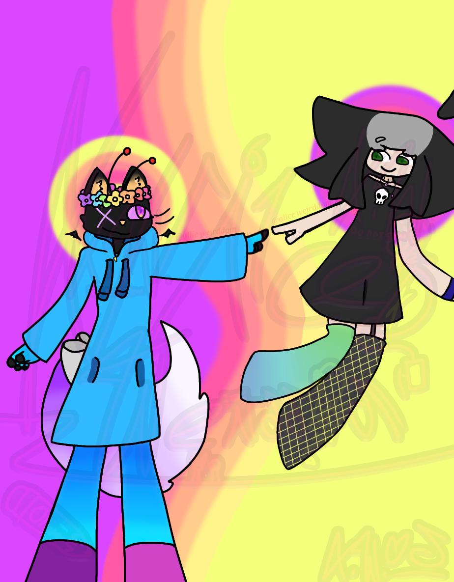 matching Pfp for me and Allie =D - ibisPaint