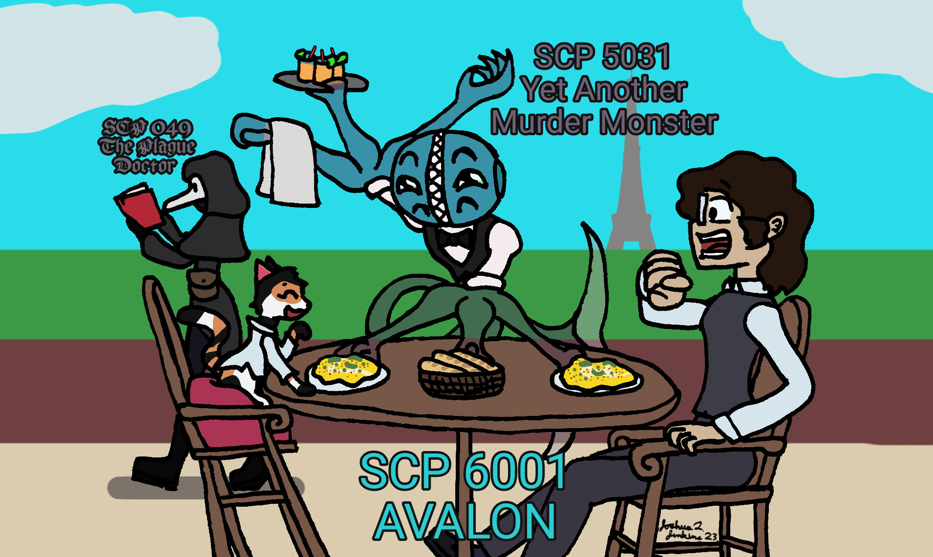 SCP 6001 AVALON, Breakfast in Paris - ibisPaint