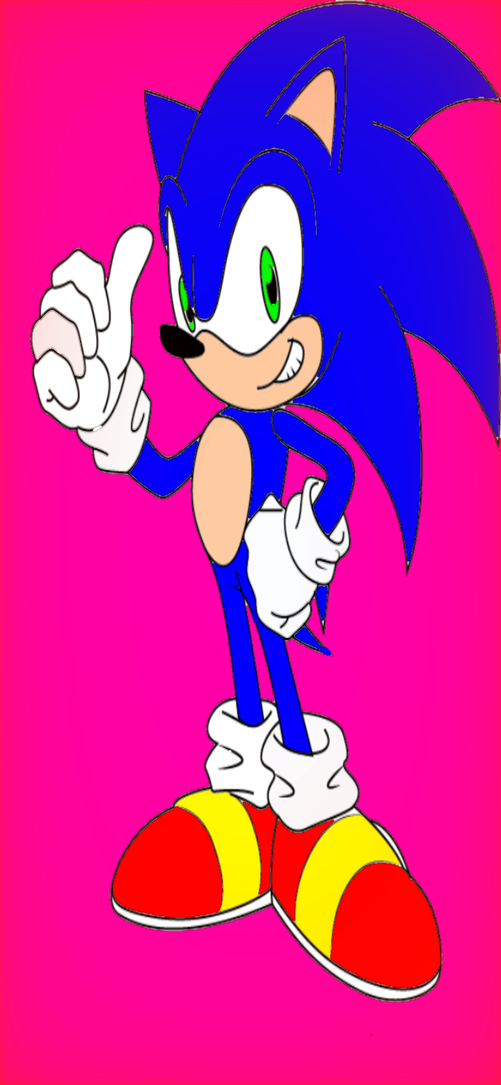 Sonic the Hedgehog classic - ibisPaint